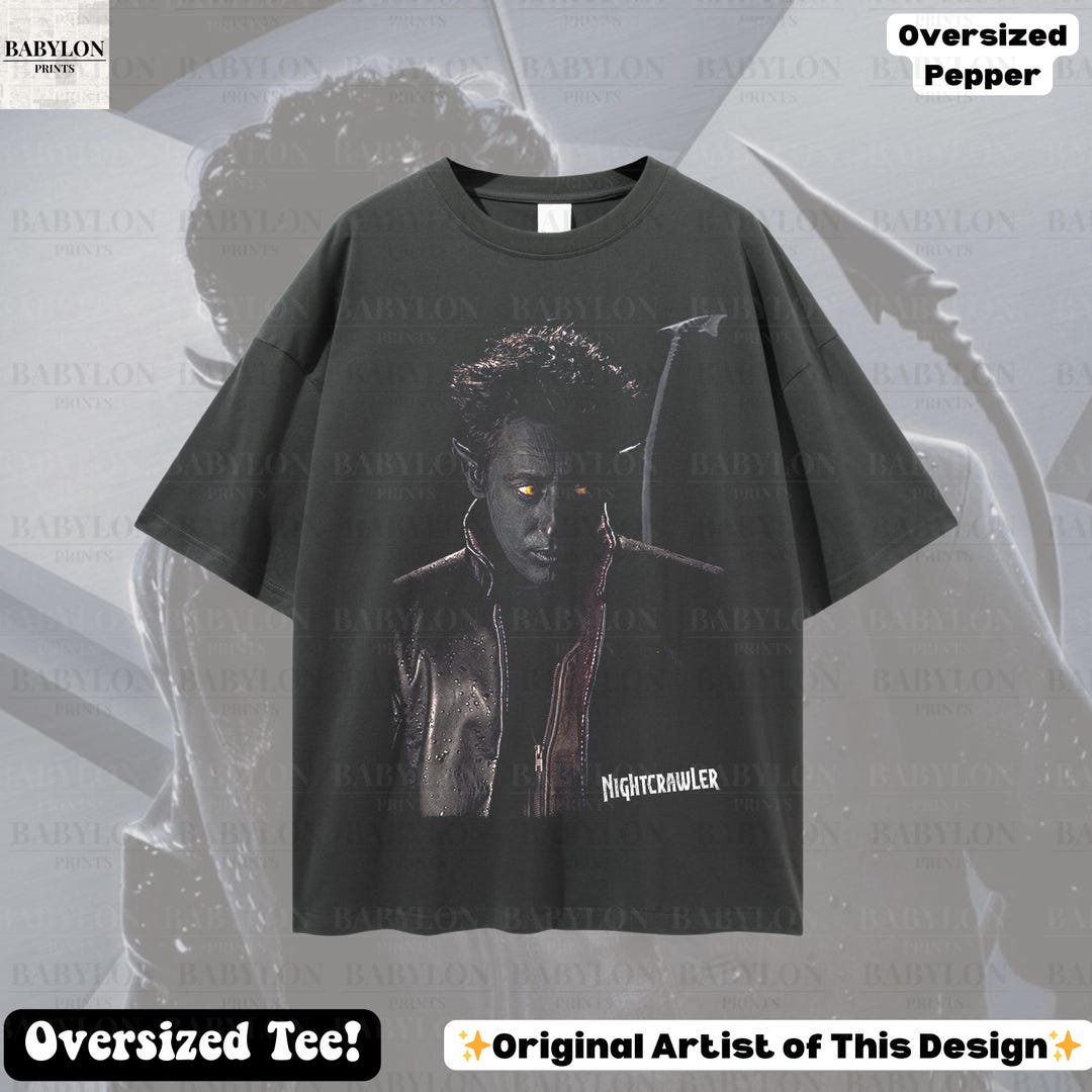 Oversized Vintage Nightcrawler X-men T Shirt, Retro Marvel Tee Xmen ...