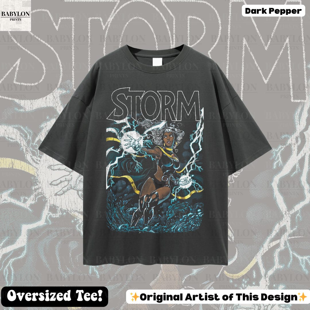 Oversized Marvel X-men Storm Shirt | Xmen Mutant Shirt Avengers Campus ...