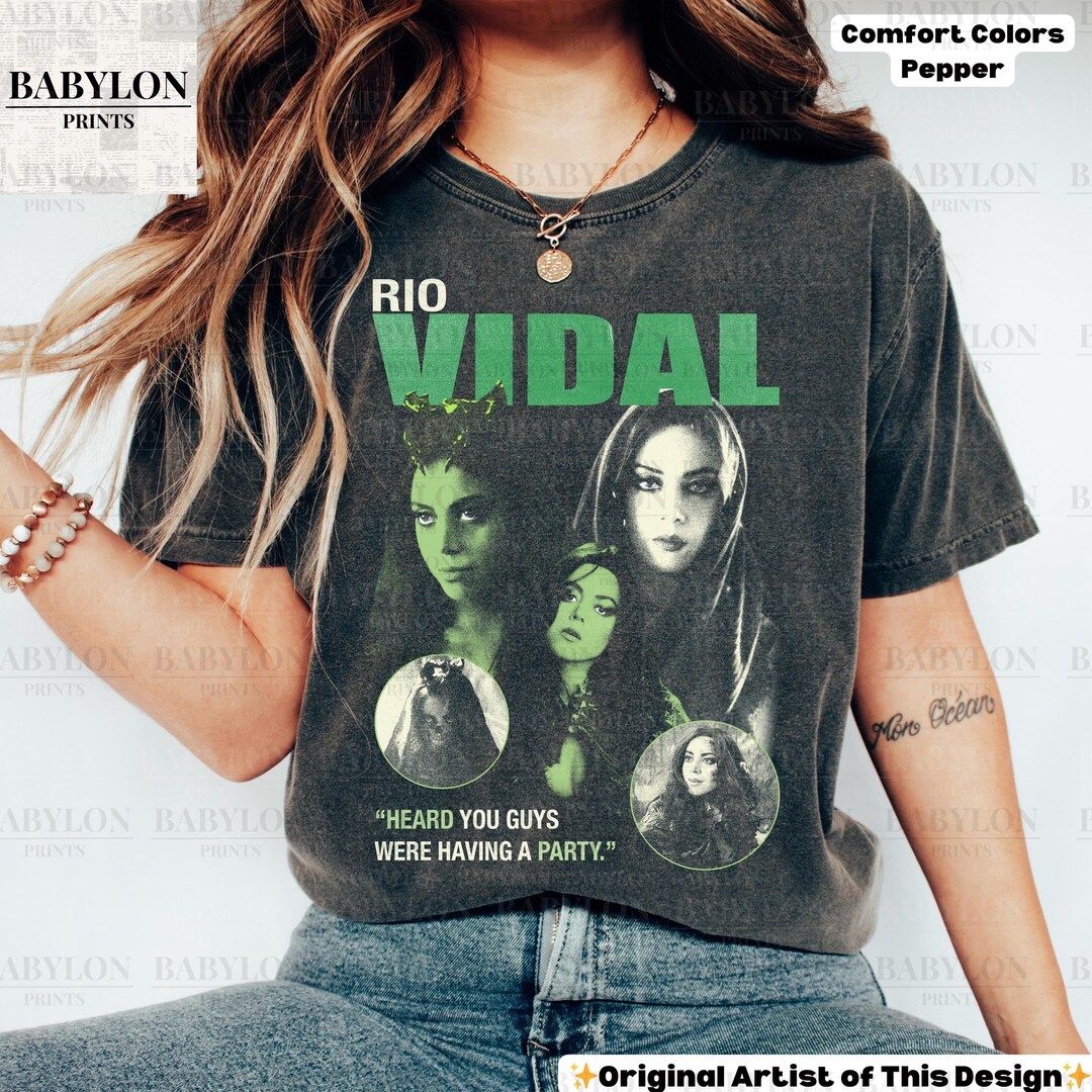 Vintage Rio Vidal Death T-shirt | Aubrey Plaza Shirt Green Witch Shirt ...