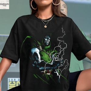 Oversized Vintage Doctor Doom Shirt, Robert Downey JR Avengers Shirt ...