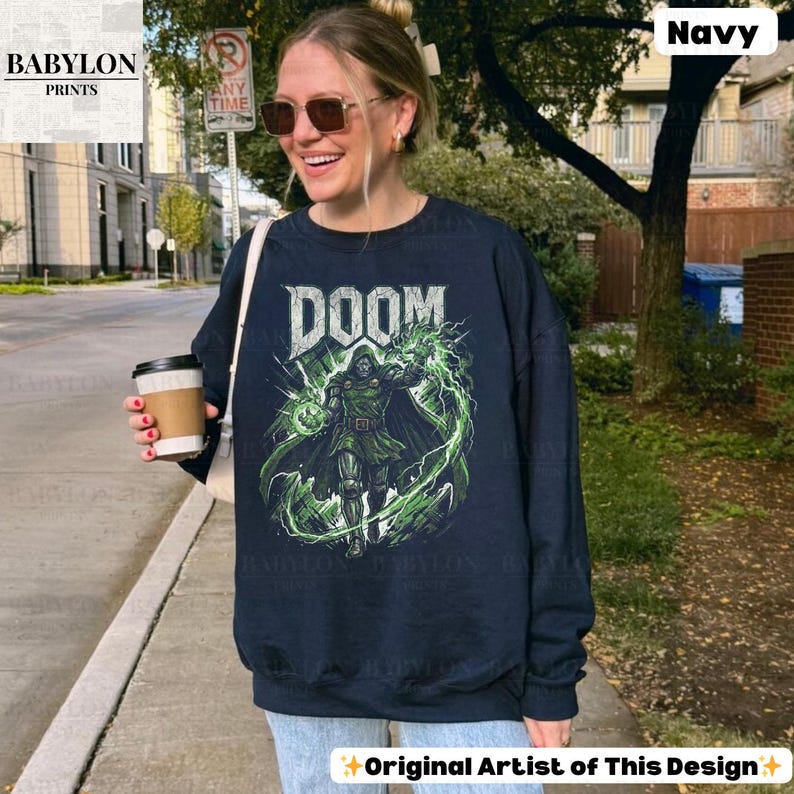 Vintage Doctor Doom Shirt: Retro Marvel Avengers Sweatshirt, Avengers ...