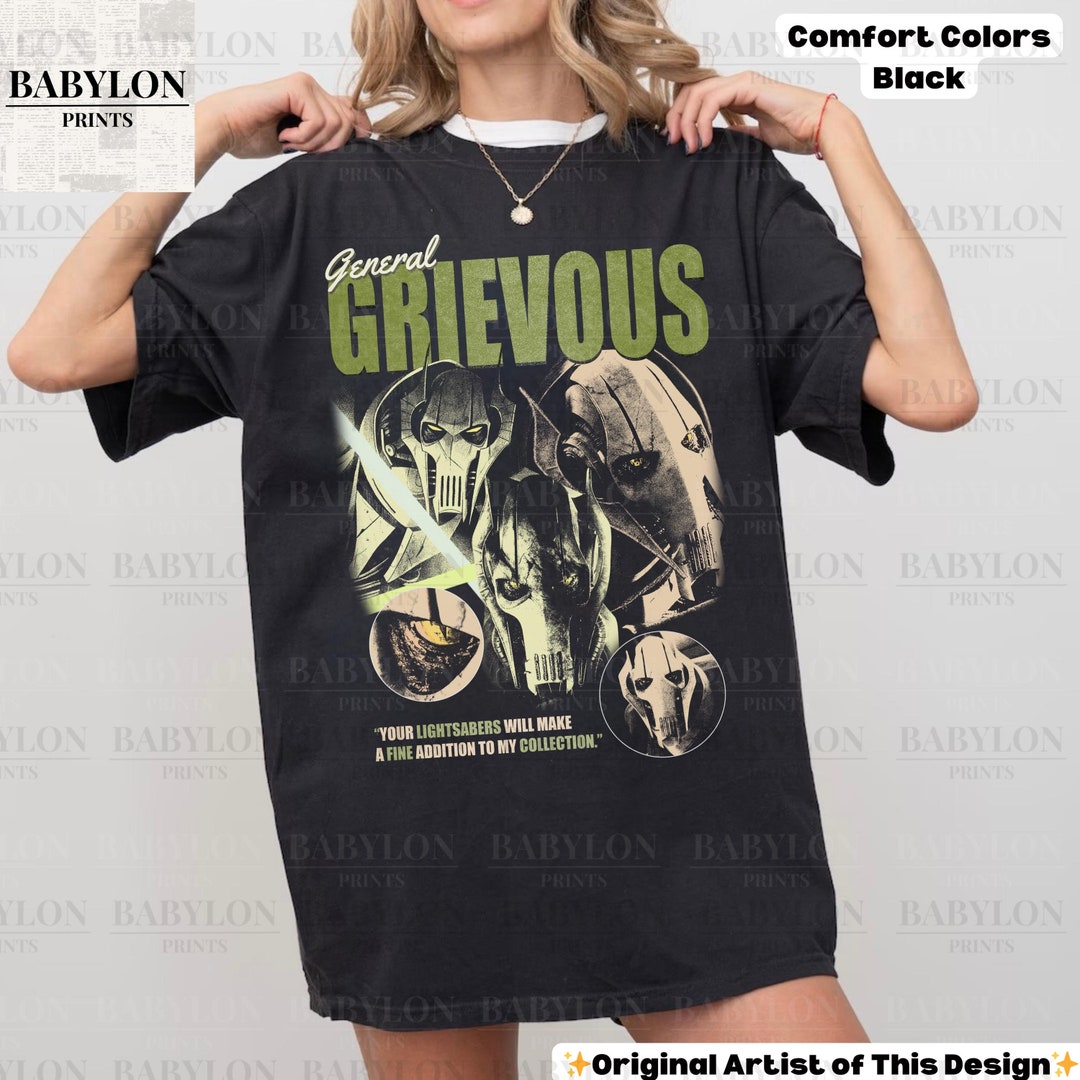 Vintage General Grievous T Shirt: Star Wars Shirt Grievous Revenge of ...