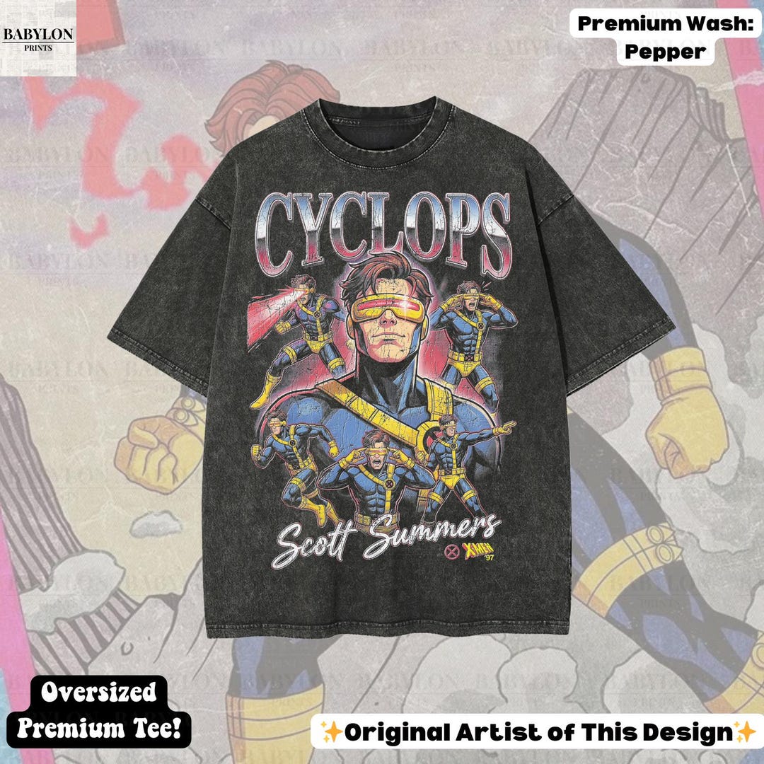 Oversized X-men Cyclops Shirt: Xmen 97 Shirt, Scott Summers Cyclops ...