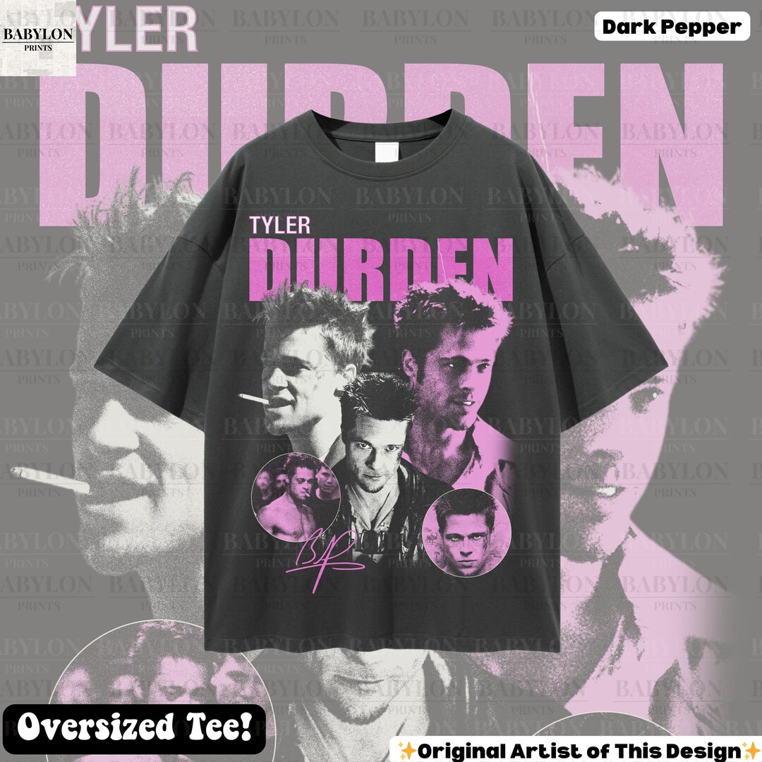 Oversized Tyler Durden T Shirt Tyler Durden Sweatshirt Tyler Durden ...