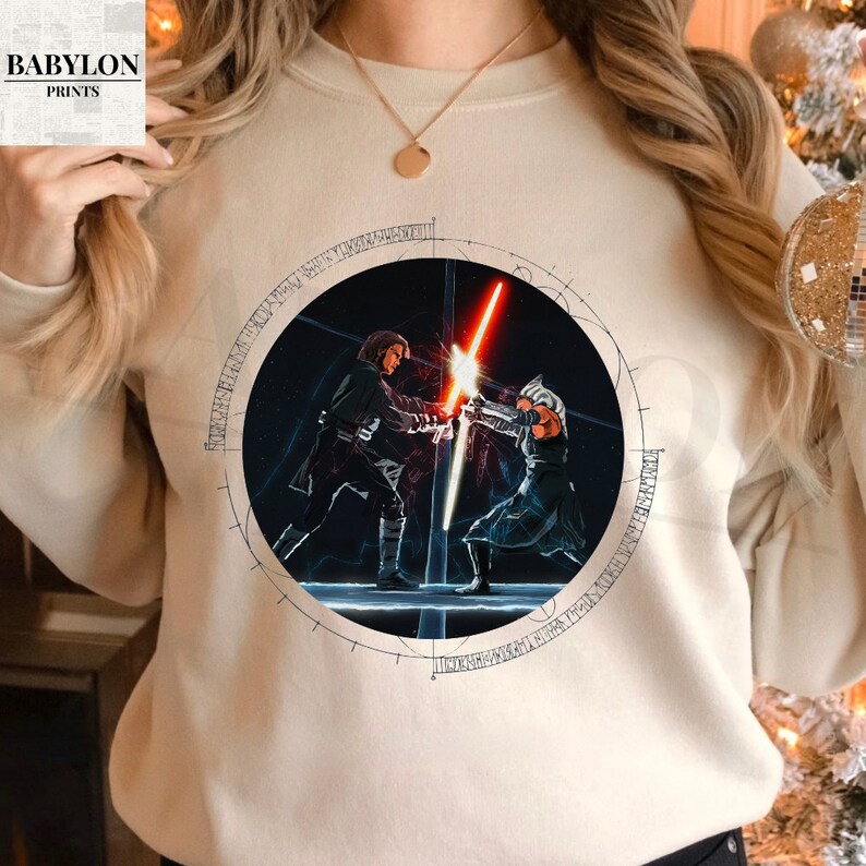Anakin Skywalker Ahsoka Tano Shirt, Sweatshirt, Hoodie Skyguy and Snips ...
