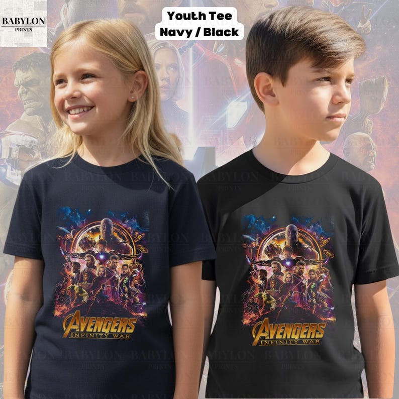 Oversized Marvel Avengers Infinity War T Shirt: Marvel Avengers Shirt ...