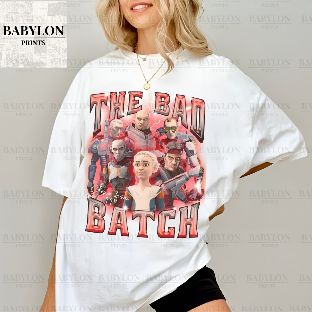 The Bad Batch Shirt Star Wars Shirt Clone Force 99 Vintage 90' Shirt ...