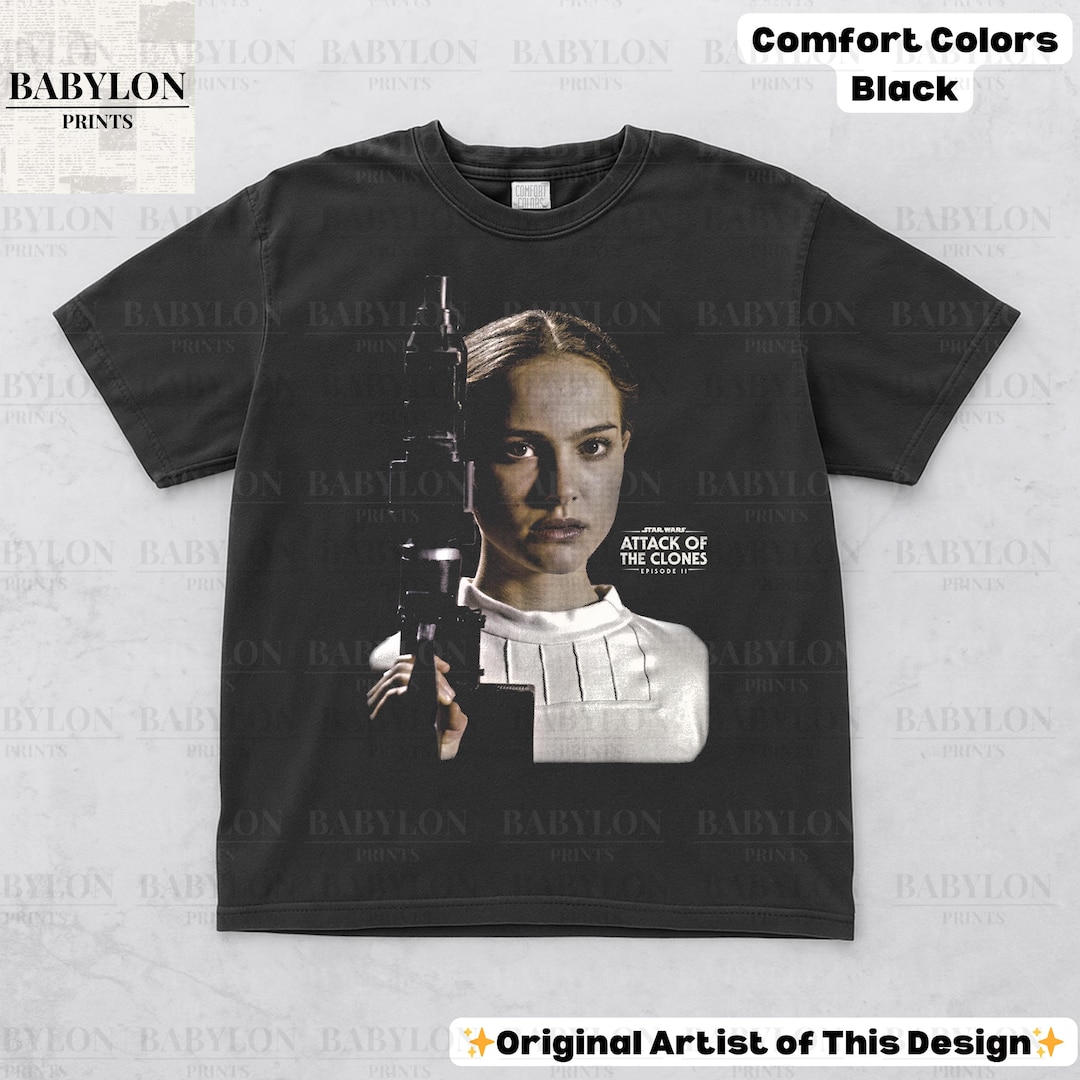 Vintage Padmé Amidala T Shirt Padme Attack of the Clones Shirt Star ...