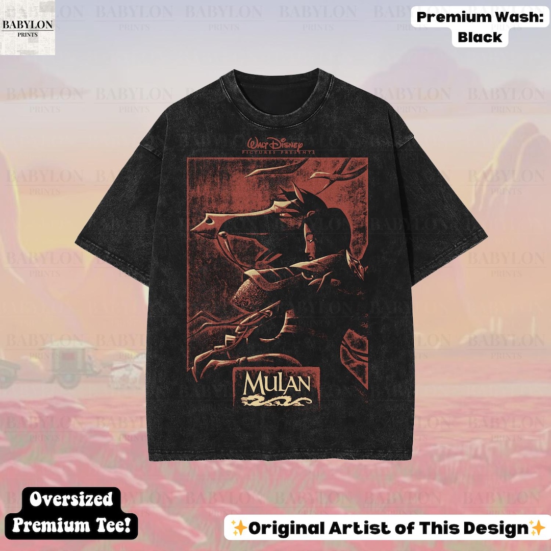 Oversized Disney Mulan Shirt: Princess Mulan Shirt, Mushu Shirt, Magic ...