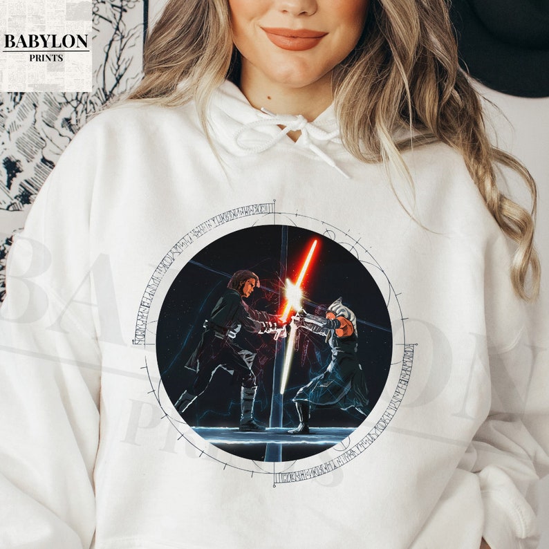 Anakin Skywalker Ahsoka Tano Shirt, Sweatshirt, Hoodie Skyguy and Snips ...