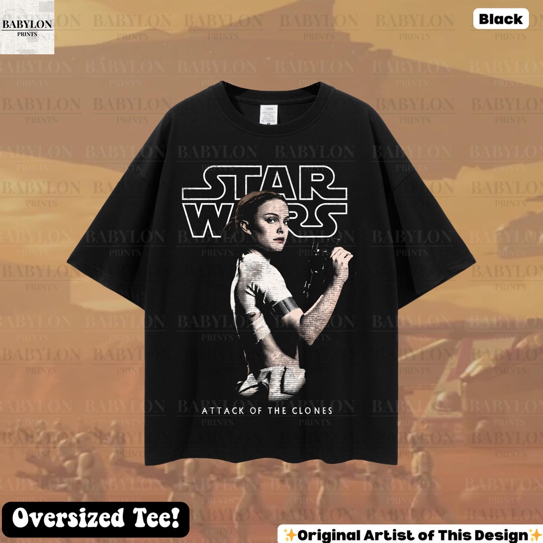 Oversized Padme Amidala Star Wars T Shirt | Attack of the Clones Shirt ...