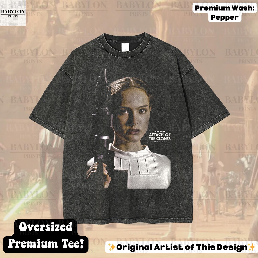 Oversized Padmé Amidala Shirt: Padme Attack of the Clones Shirt Star ...