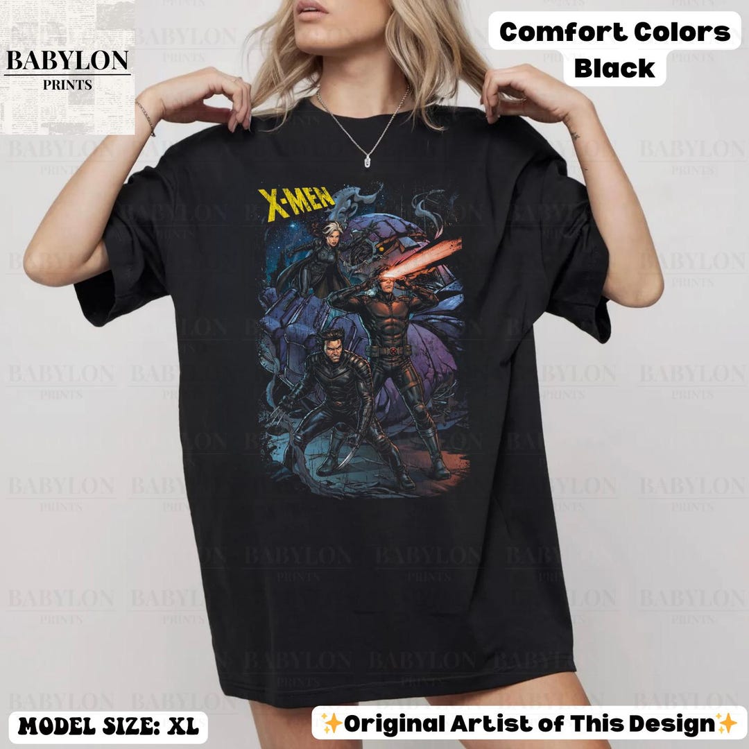 Vintage Marvel X-men Shirt: Wolverine Cyclops Rogue Tee, Retro Marvel ...