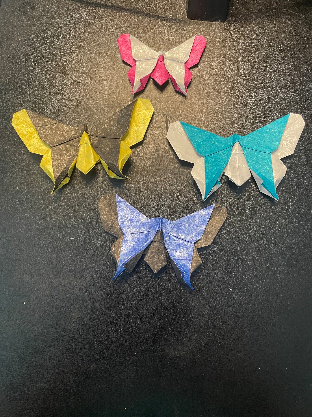 Origami Moth Tipped-wings - Etsy