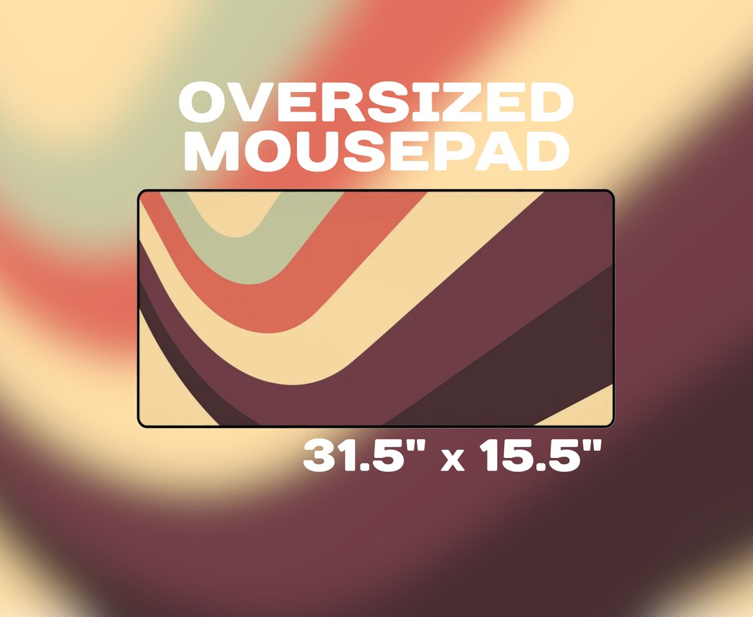 Vintage Mouse Pad, Vintage Gaming Mat, Extra Large Desk Mat, Giant ...