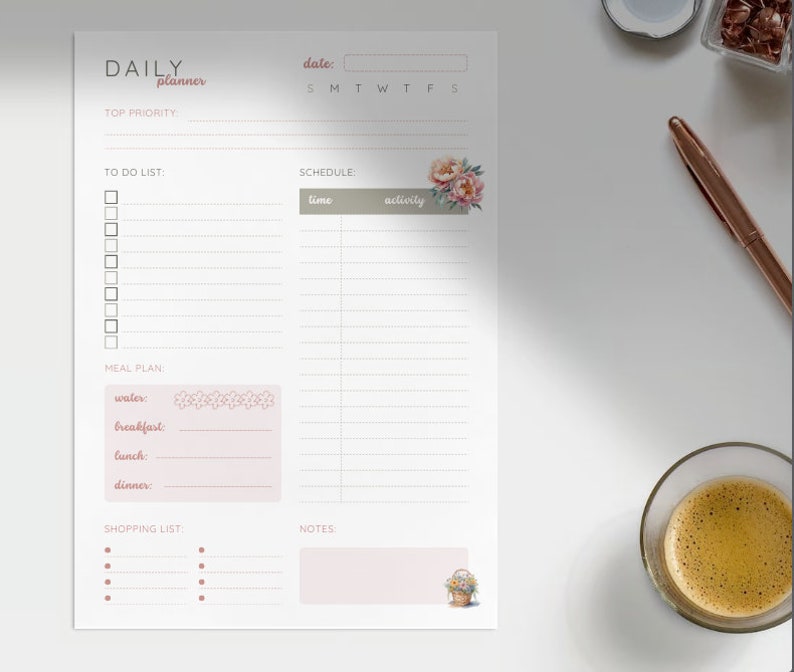 May Theme Planner | Printable Planner | Undated Monthly Journal | May ...