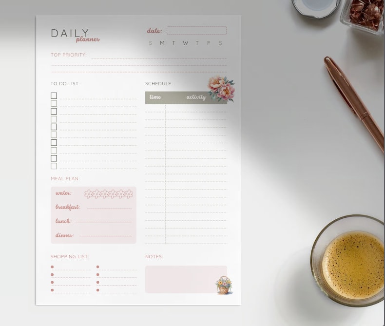 May Theme Planner Printable Planner Undated Monthly Journal May ...