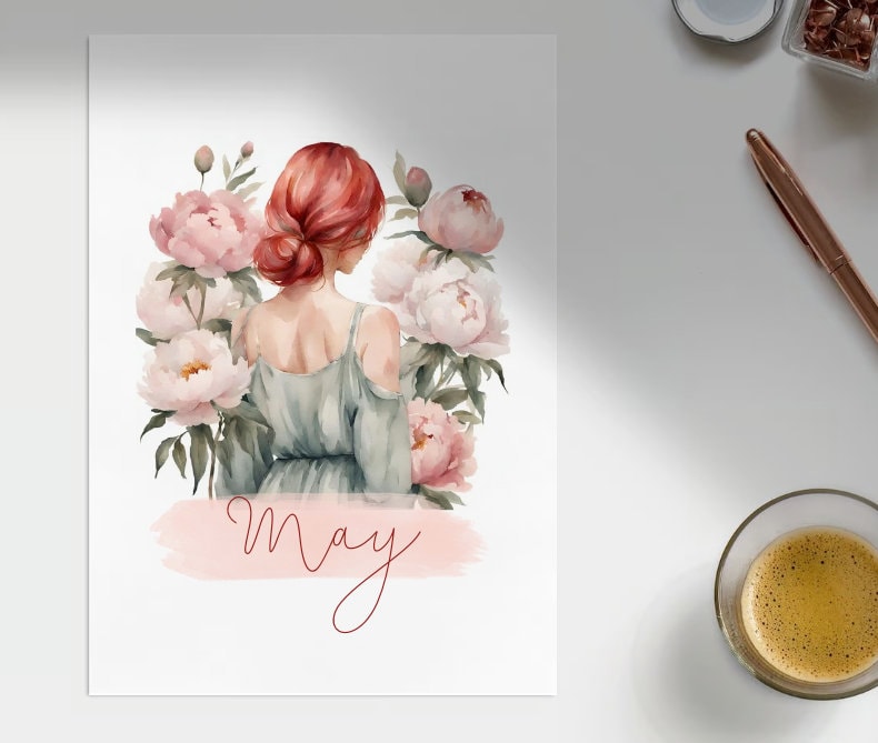 May Theme Planner Printable Planner Undated Monthly Journal May ...