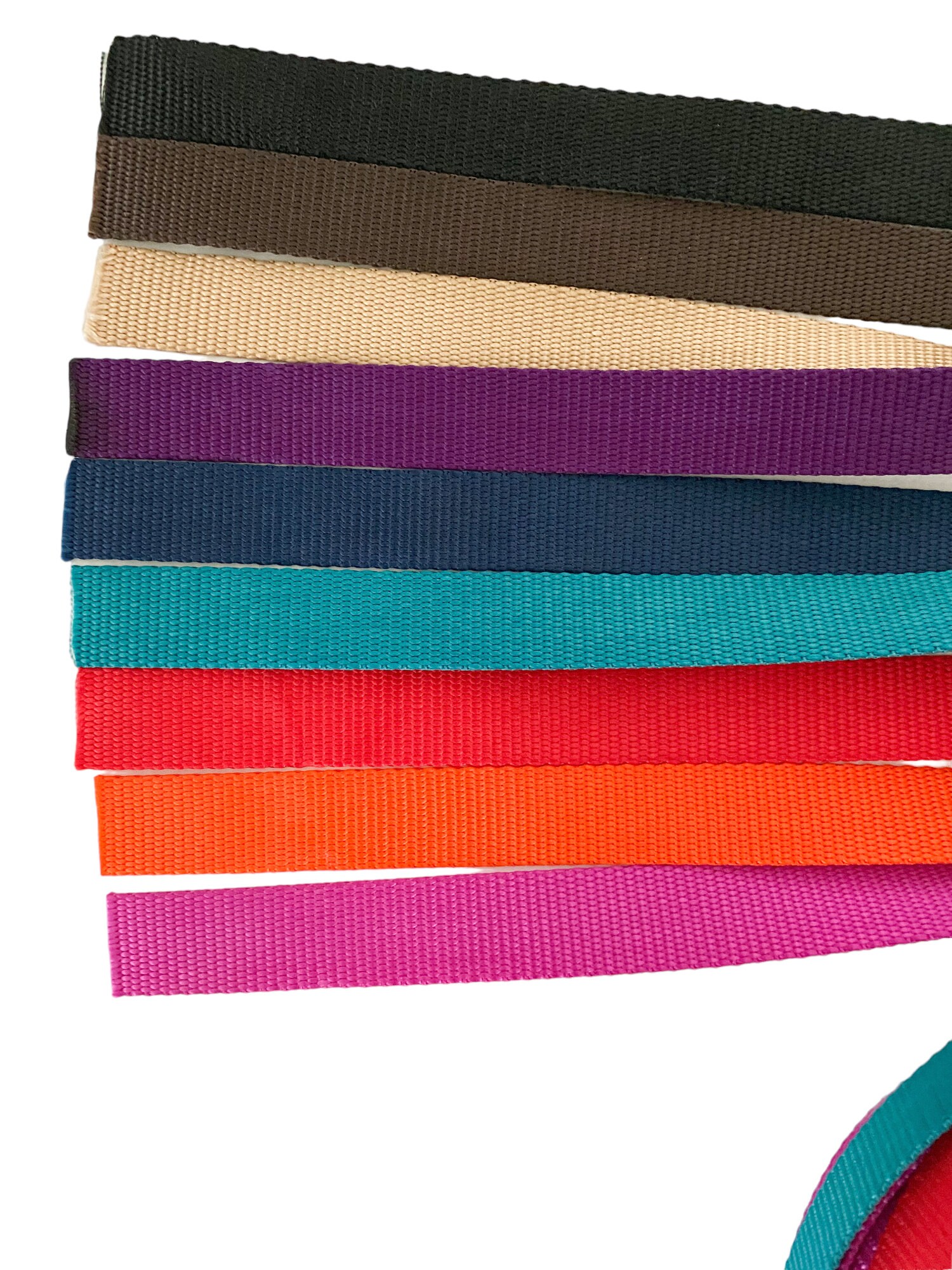 1 Inch Nylon Webbing by the Yard - 1 Inch Heavyweight Webbing - Dog ...