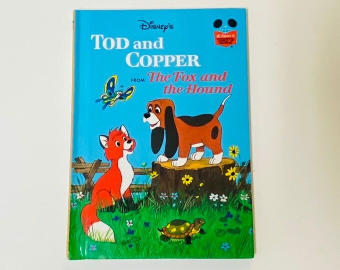 Disneys Tod and Copper From the Fox and the Hound Hardcover 1981 BC ...
