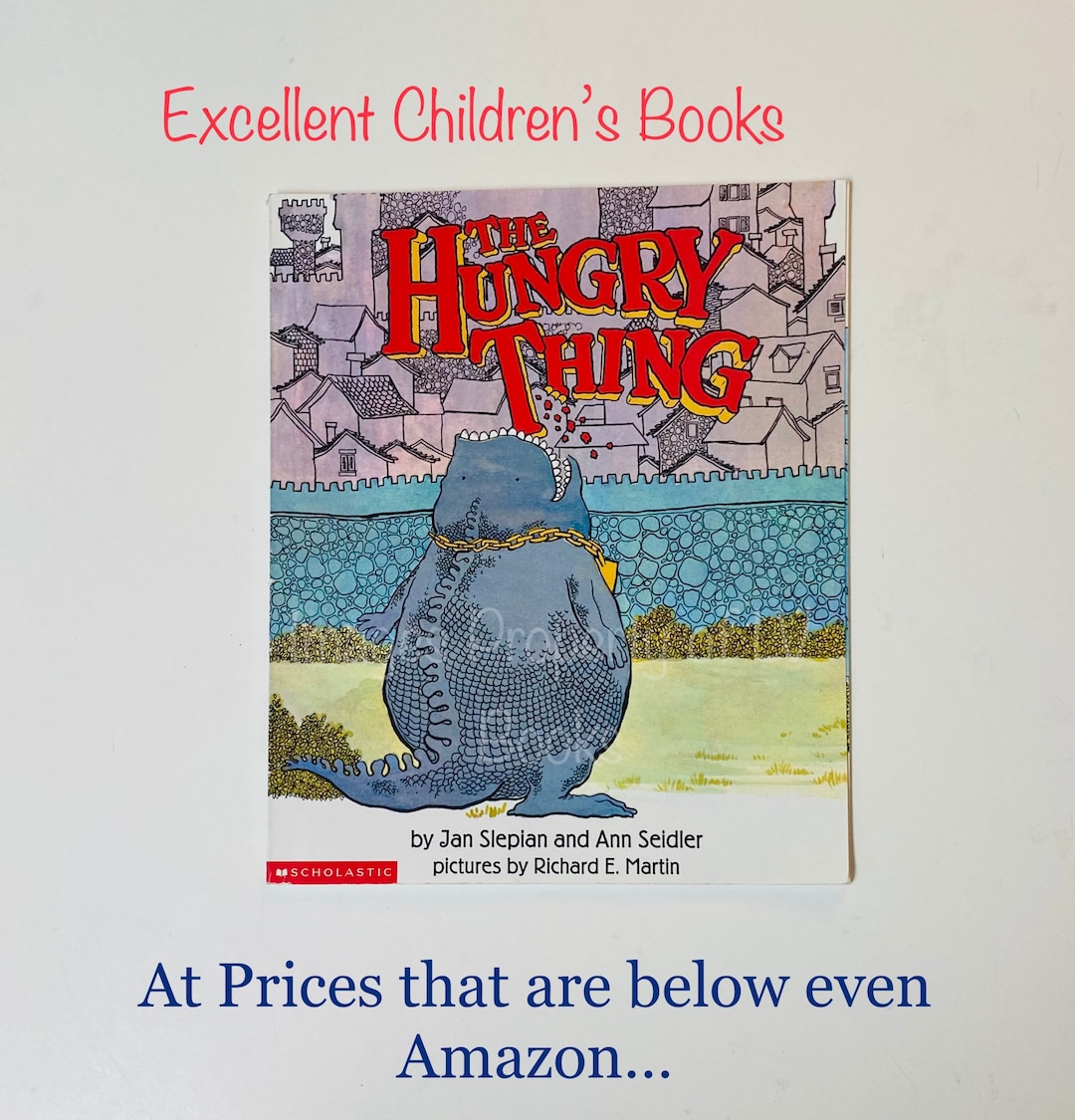 The Hungry Thing LIKE NEW Jan Slepian 1967 Vintage Scholastic - Etsy