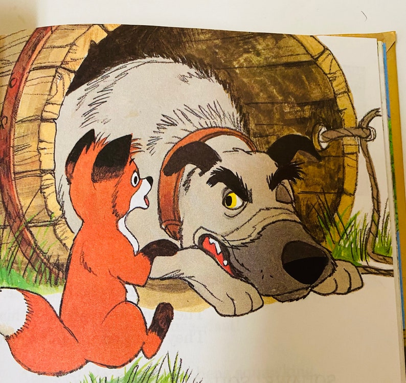 Disneys Tod and Copper From the Fox and the Hound Hardcover - Etsy