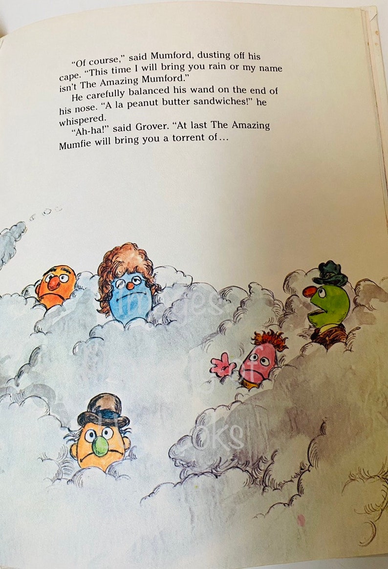 Sesame Street Book: the Amazing Mumford's Magic Weather Show - Etsy