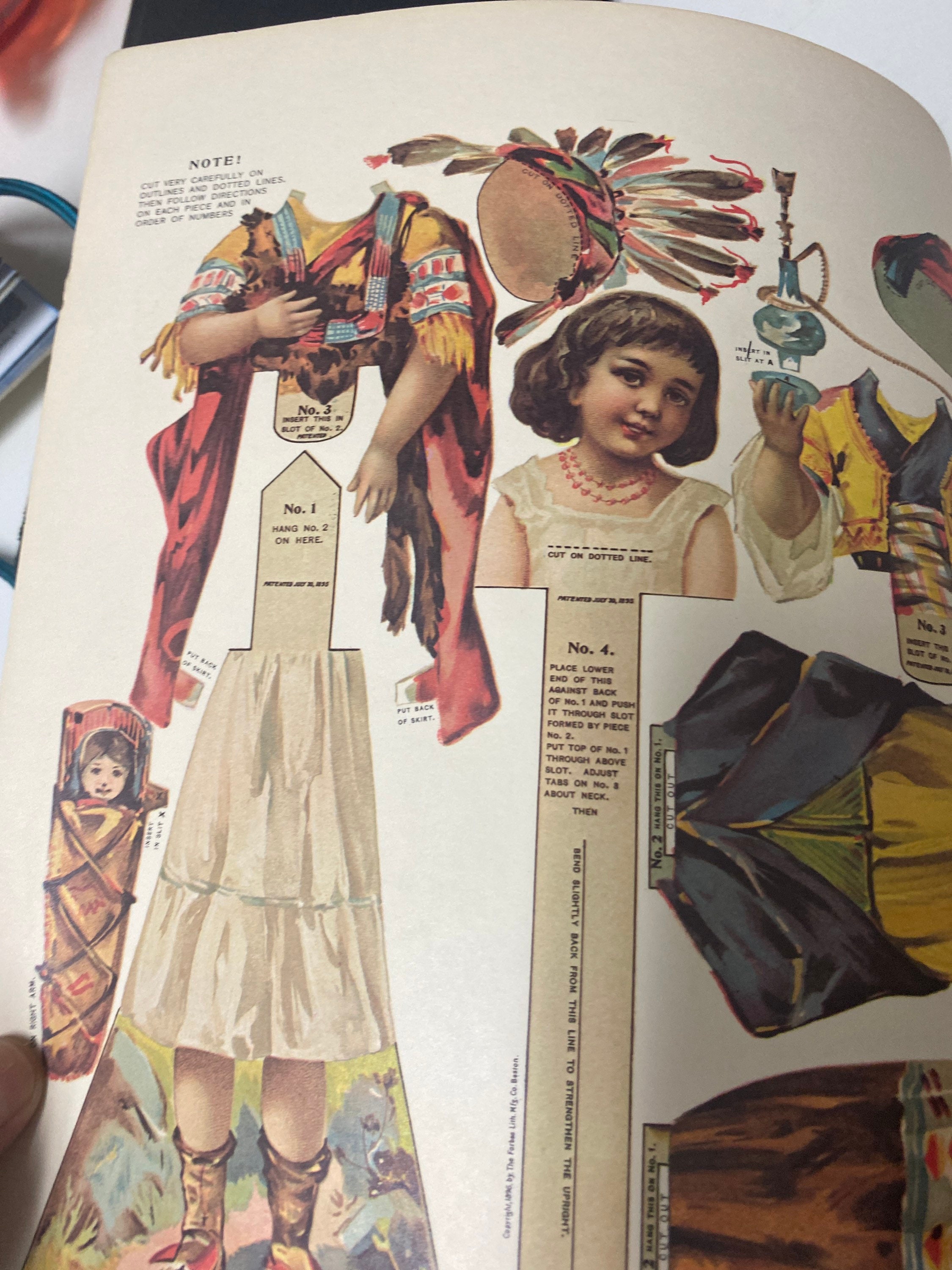 Antique Advertising Paper Dolls in Full Color, Uncut Complete by ...