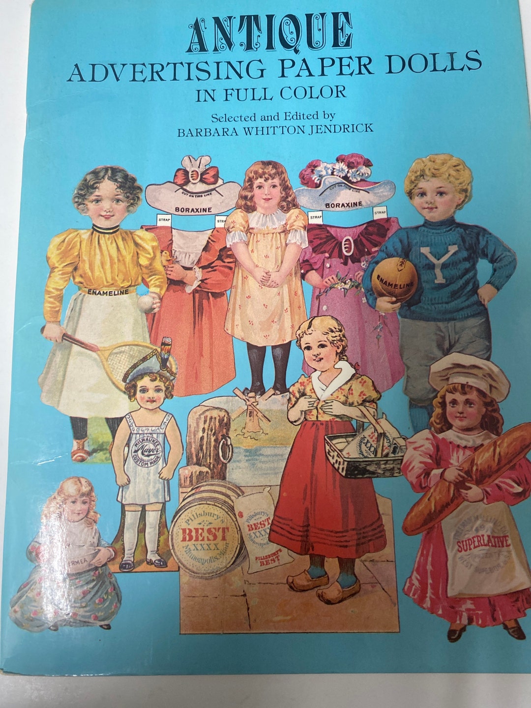 Antique Advertising Paper Dolls in Full Color, Uncut Complete by ...