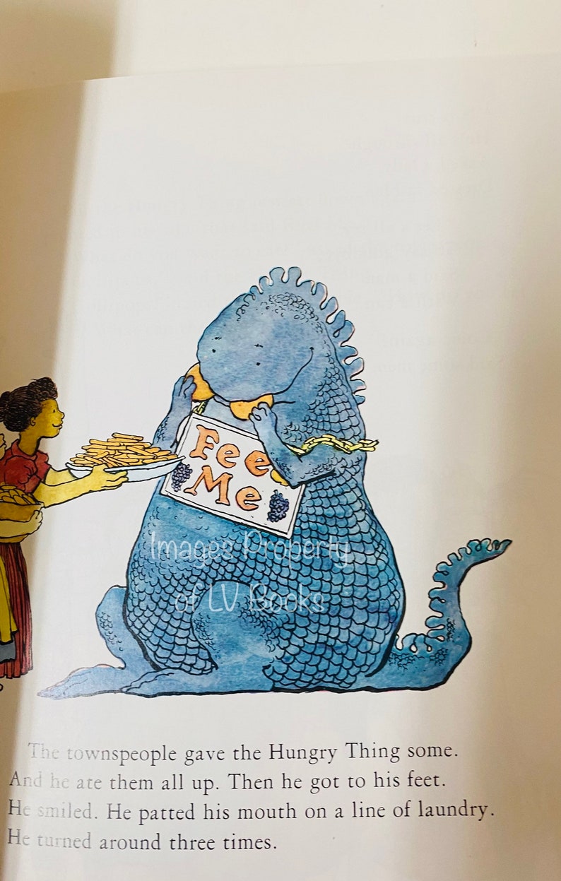 The Hungry Thing LIKE NEW Jan Slepian 1967 Vintage Scholastic - Etsy