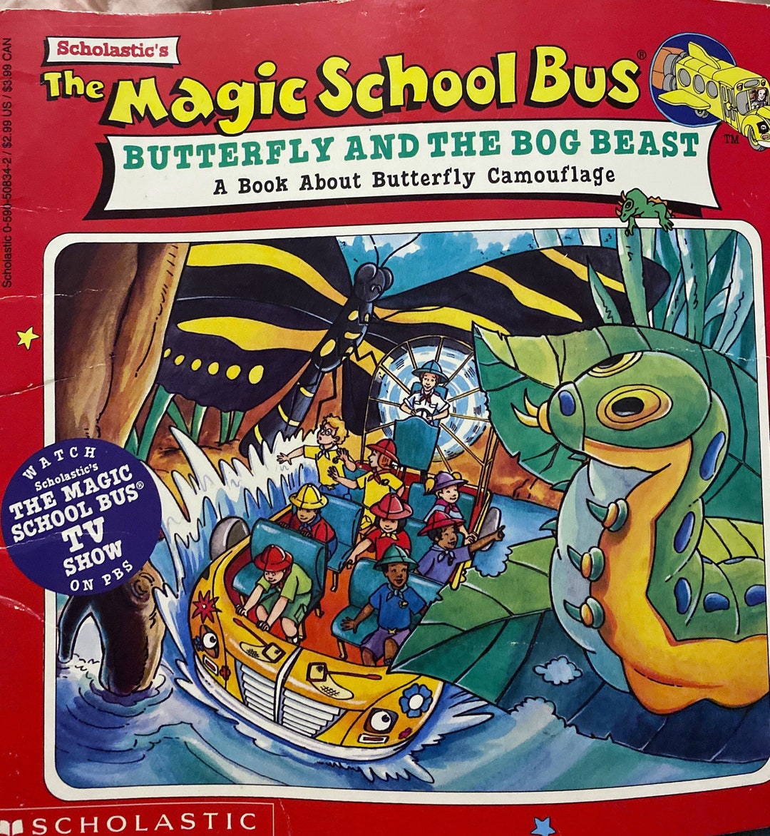 The Magic School Bus Butterfly and the Bog Beast 1996 Magic School Bus ...