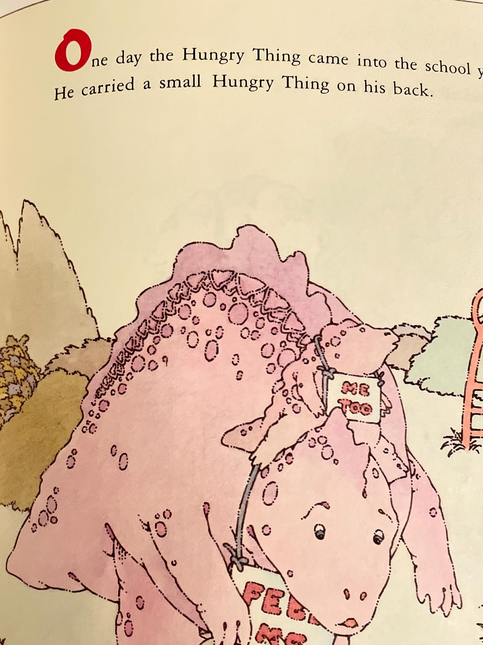 The Hungry Thing Returns Vintage Children’s Reader by Jan Slepian 1990 ...
