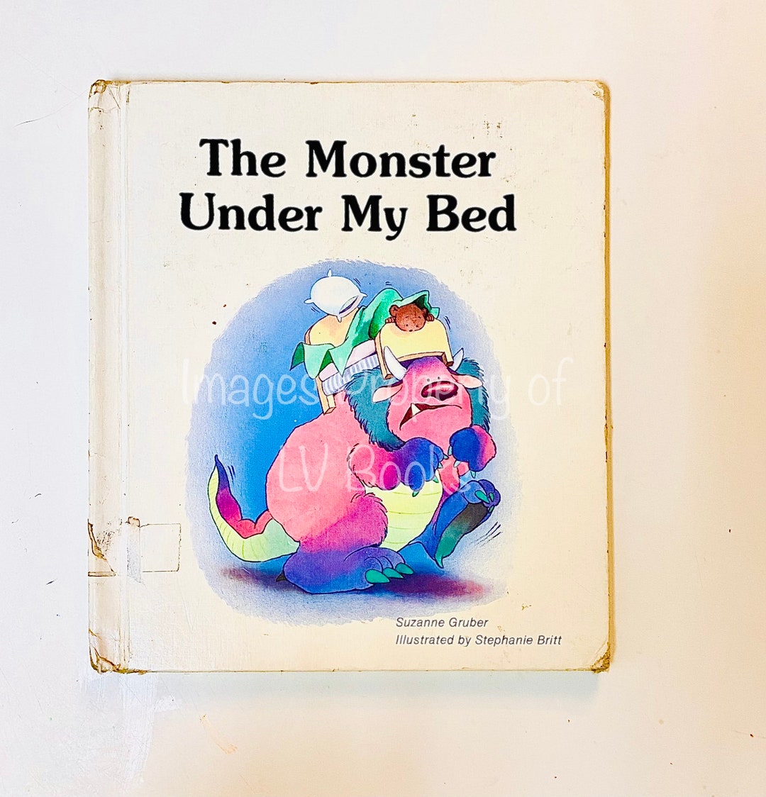 There's a Monster Under My Bed | Vintage 1985 Bedtime Story Book - Etsy