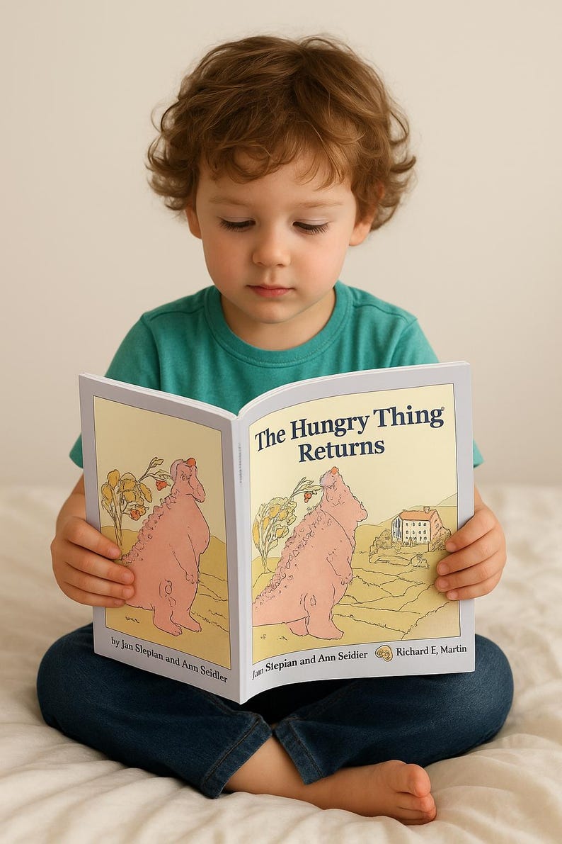 The Hungry Thing Returns Vintage Children’s Reader by Jan Slepian 1990 ...