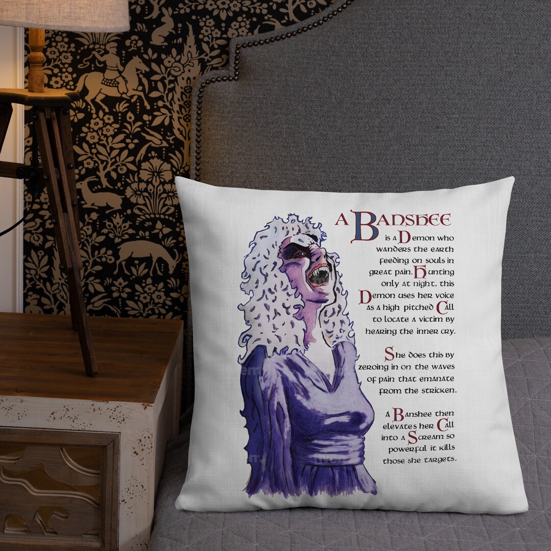 Charmed Banshee Pillow - Etsy