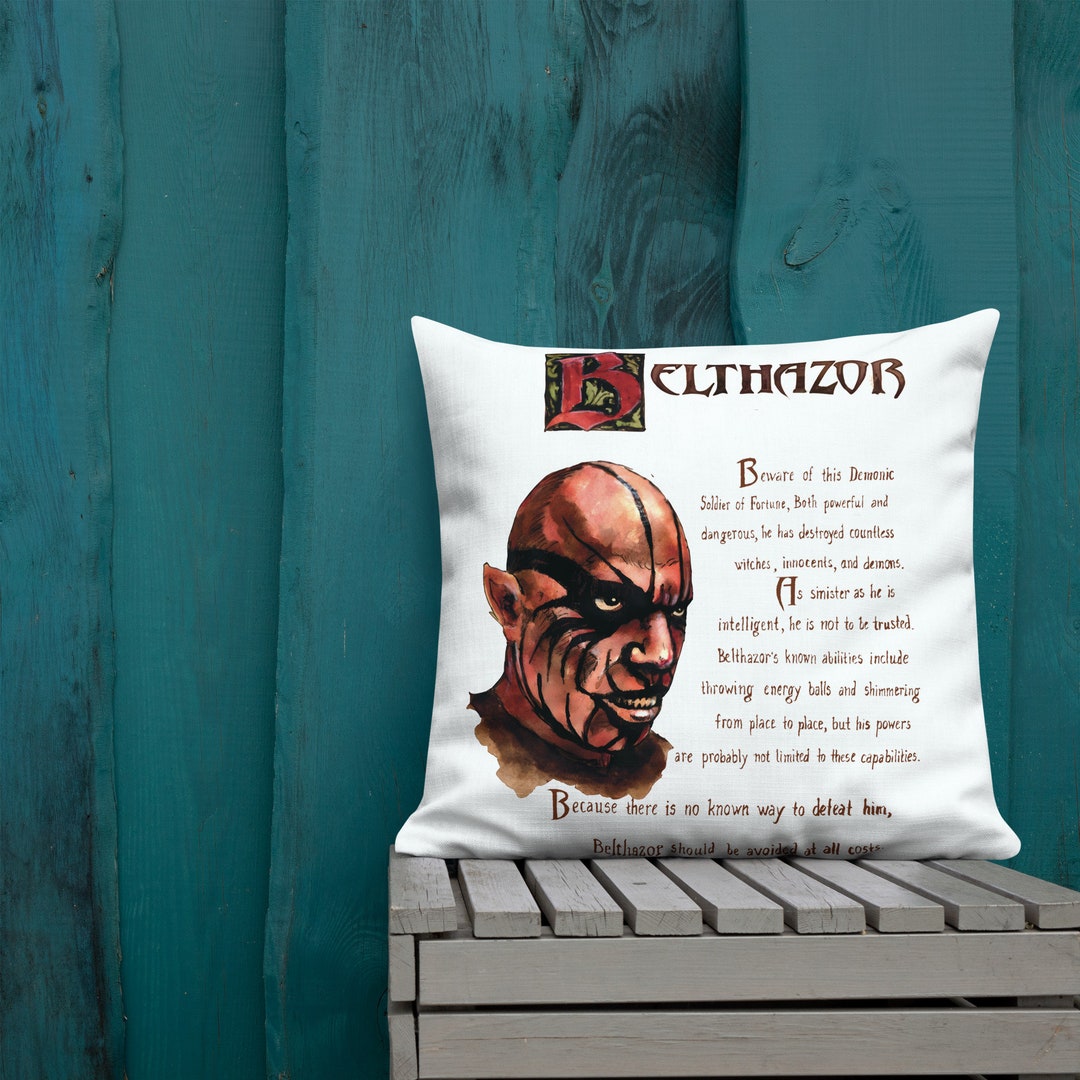 Charmed Double Sided Belthazor/cole Pillow Book of Shadows - Etsy