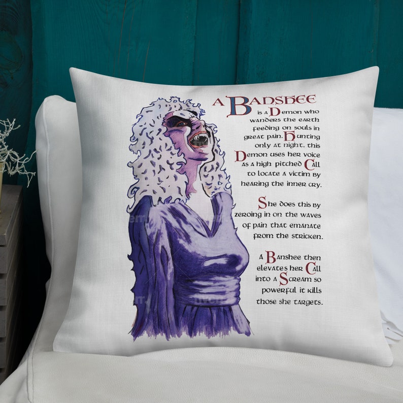 Charmed Banshee Pillow - Etsy