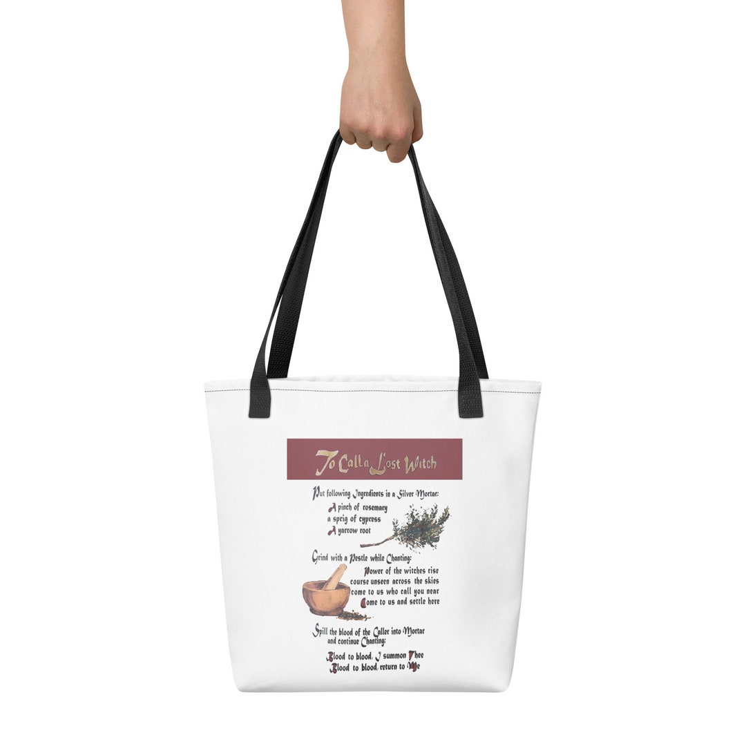 Charmed to Call A Lost Witch Spell Tote Bage, P3, Halliwell Sister ...