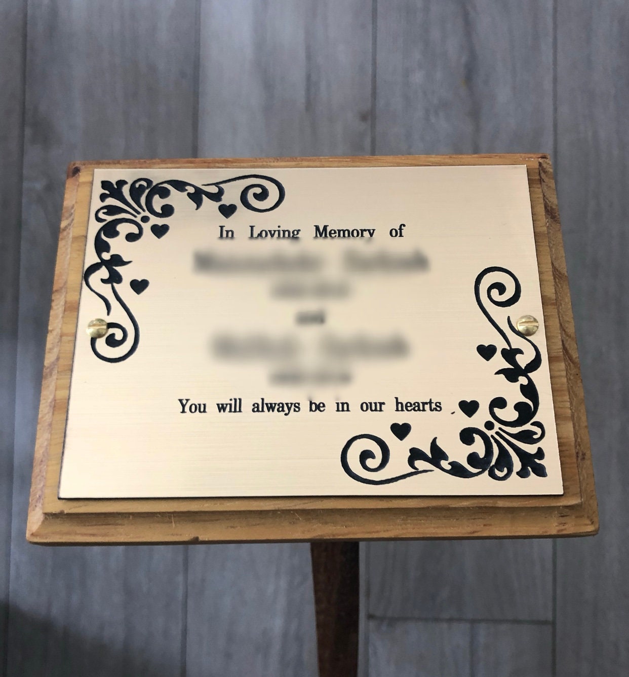 Wooden Stake, Wooden Memorial, Memorial Plaque, Grave Marker, Tree ...