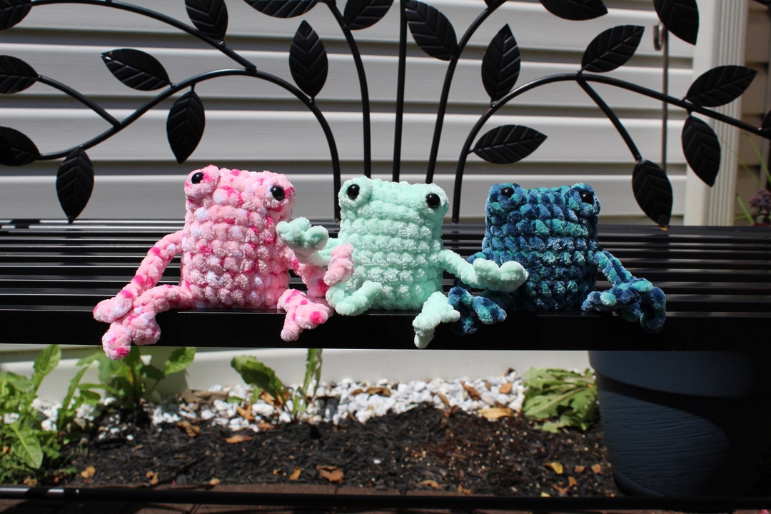 Soft, Plush Crochet Leggy Frog Squishies - Etsy