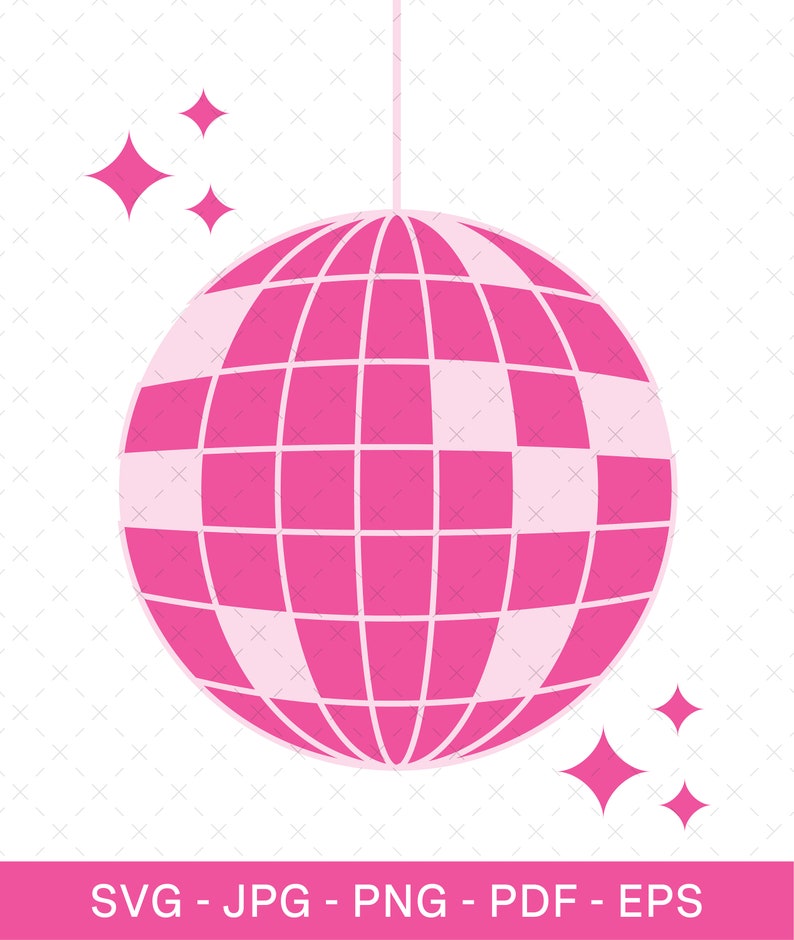 Disco Ball SVG - Etsy
