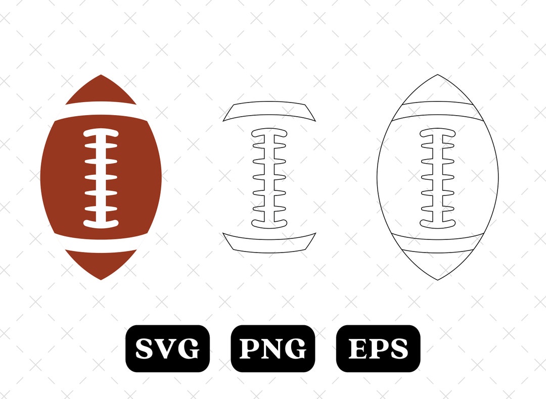 Football SVG, Sports Svg, Football Clipart, Football Laces Svg, Cut ...