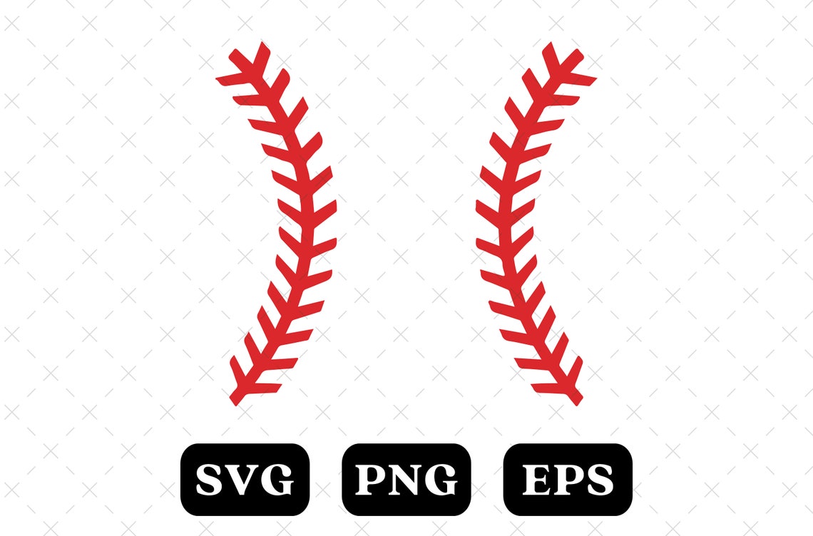 Baseball Stitches Svg, Baseball Svg, Baseball Stitches Cut File ...
