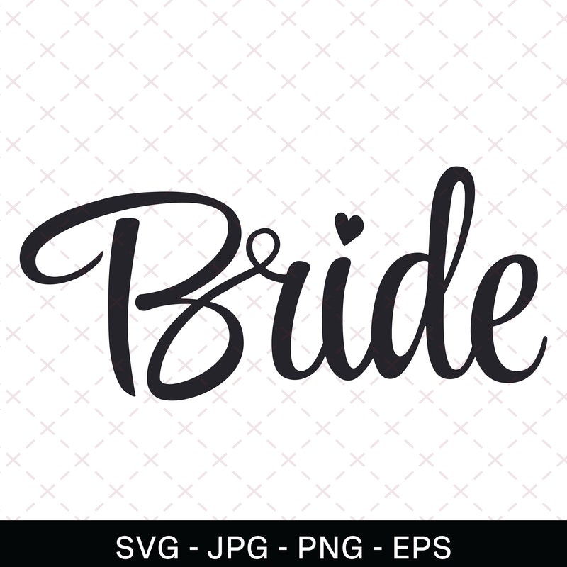 Bride Svg - Etsy