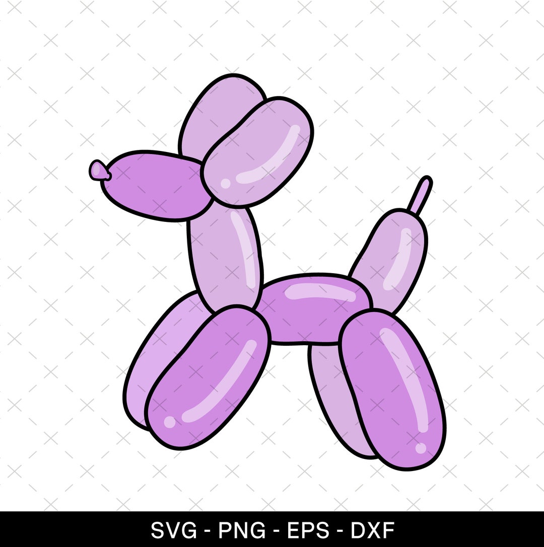 Balloon Dog Svg, Ballon Svg, Svg File, Svg Cricut Svg Files, Shirt Svg ...
