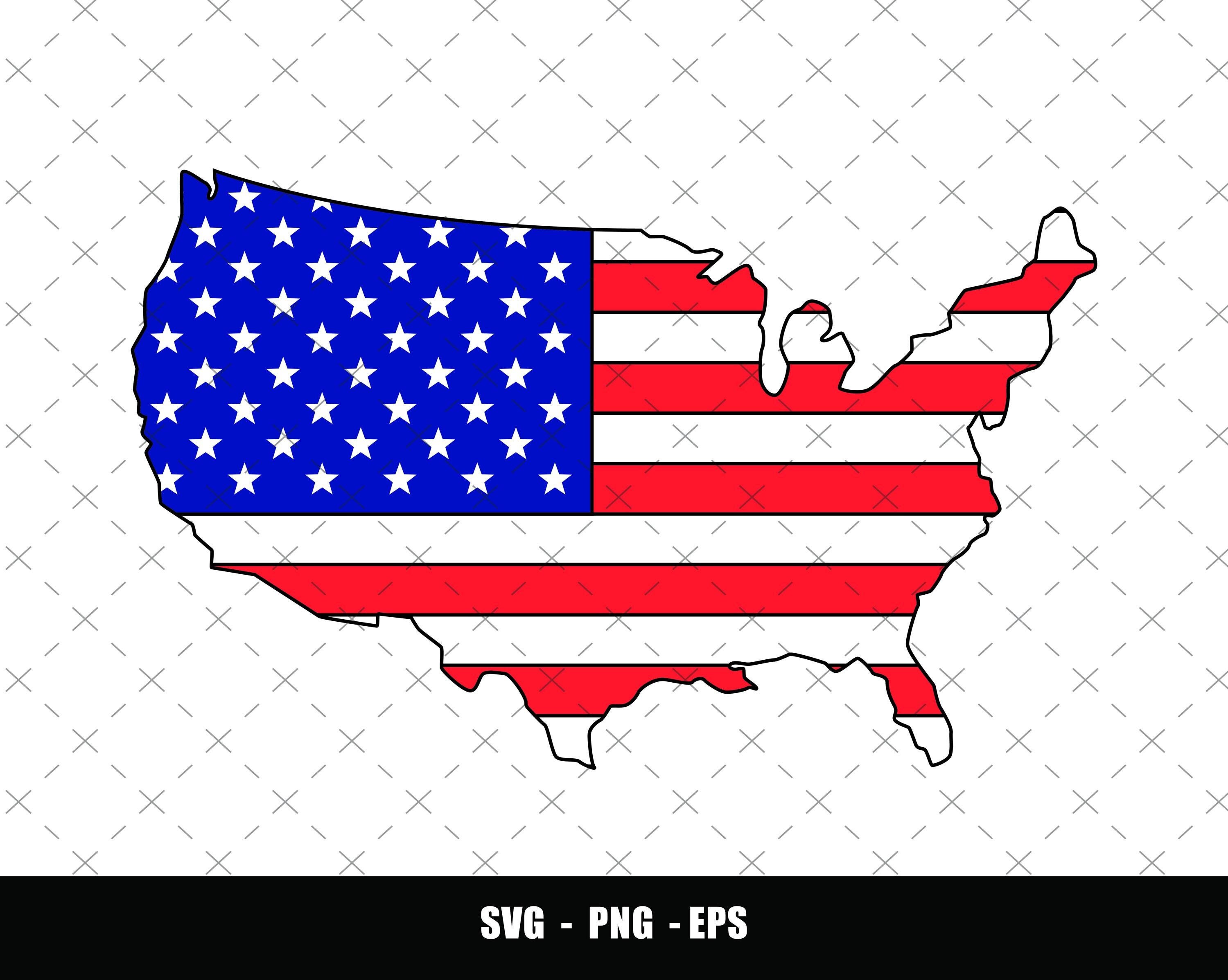 American Flag SVG PNG, the Flag of the United States of America, Usa ...
