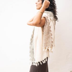 Tribal Cotton Shawl Hippie Ethnic Shawl Desert Scarf Bohemian Shawl ...