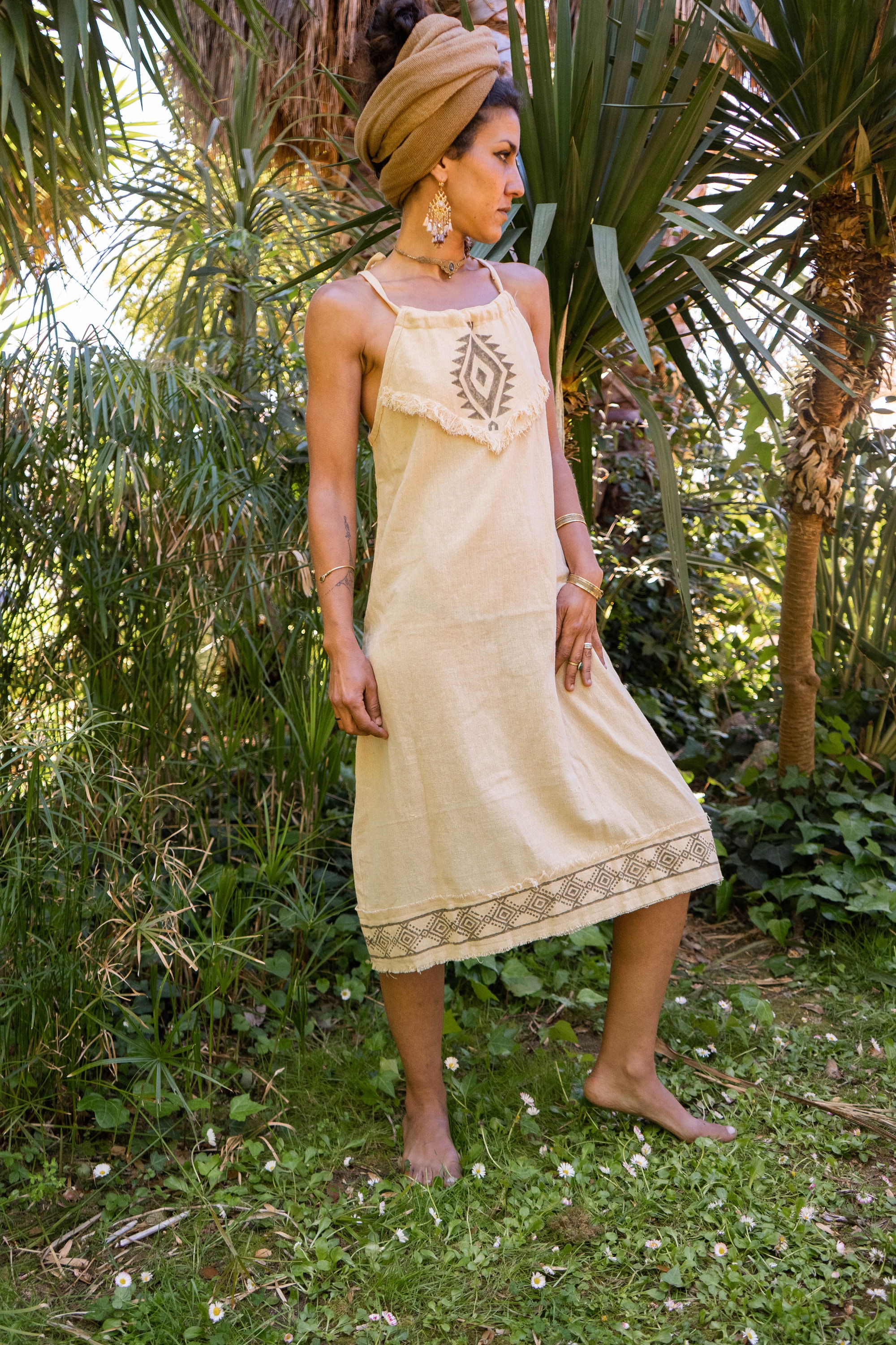 Tribal Dress Summer Dress for Women Ethnic Garment Bohemian Outfit ...