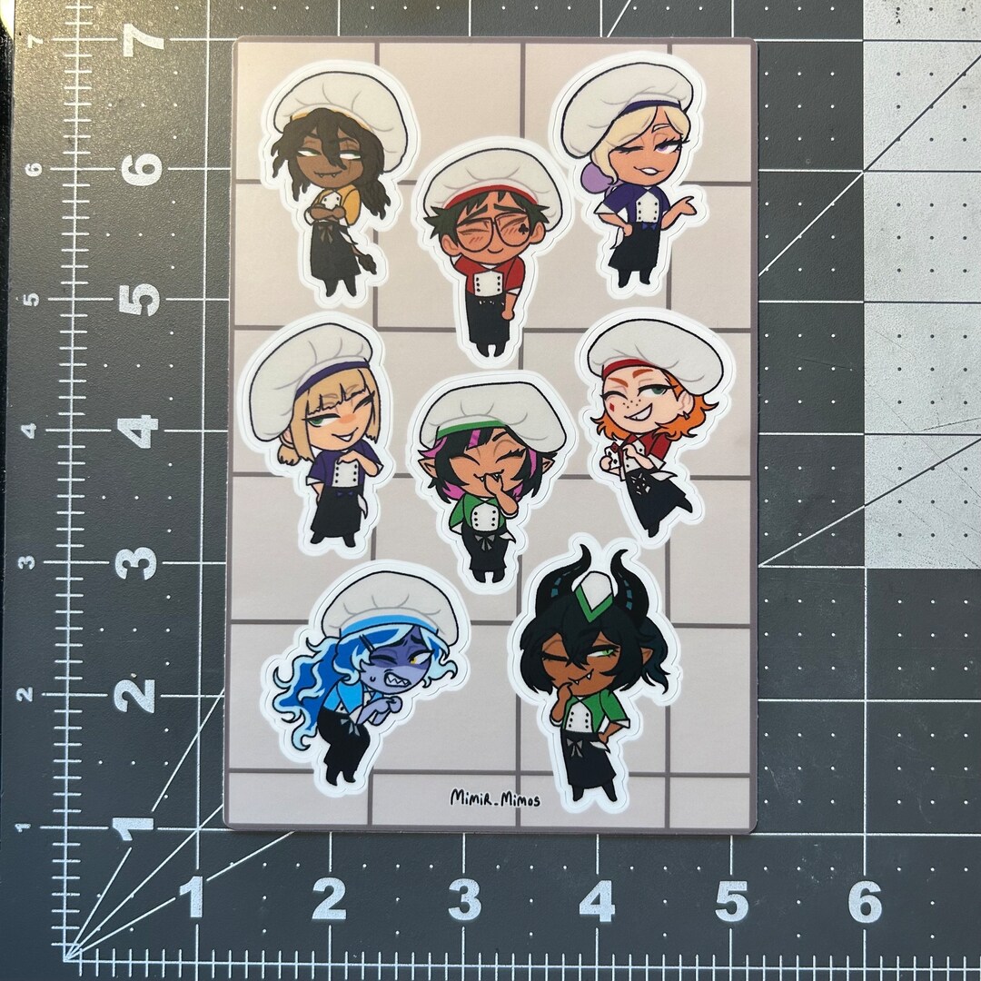 Twst Sticker Sheets - Etsy