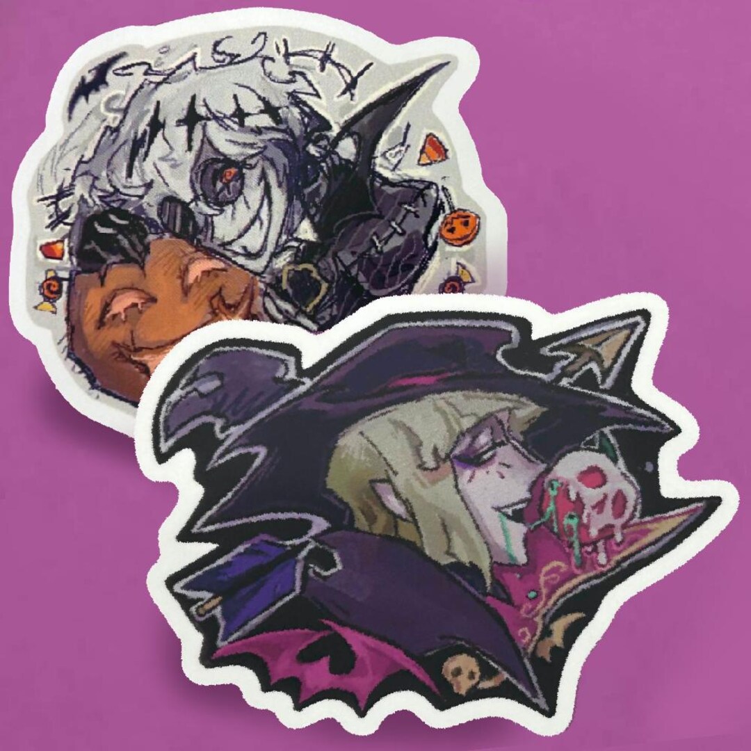 TWST Halloween Stickers - Etsy